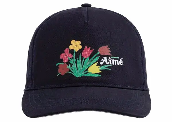 Aimé Leon Dore Floral Cap - Navy Blue | Editorialist